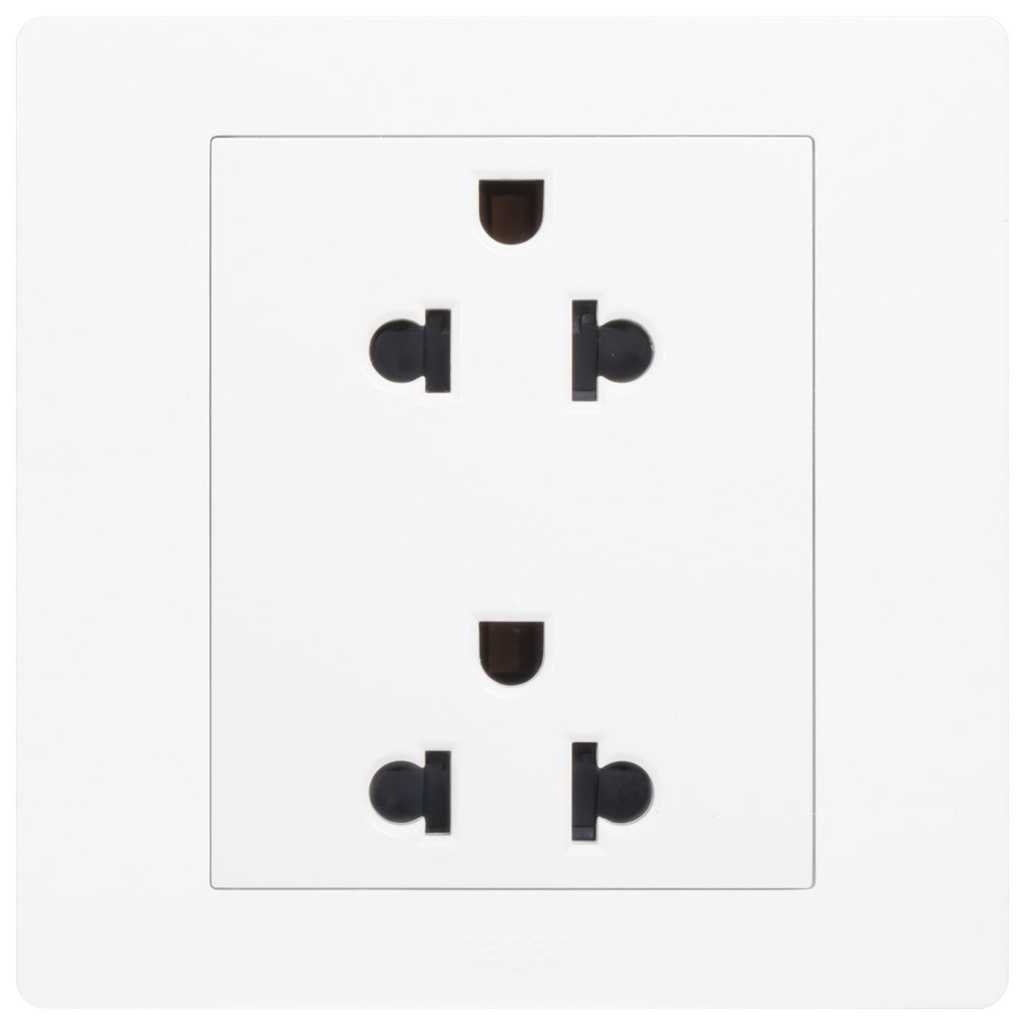 Ổ cắm đôi 3 chấu 16A WGMS216EA | Makel.vn